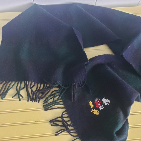 Disney | Accessories | Vintage 0 Ultra Fine Wool Mickey Mouse Green And ...